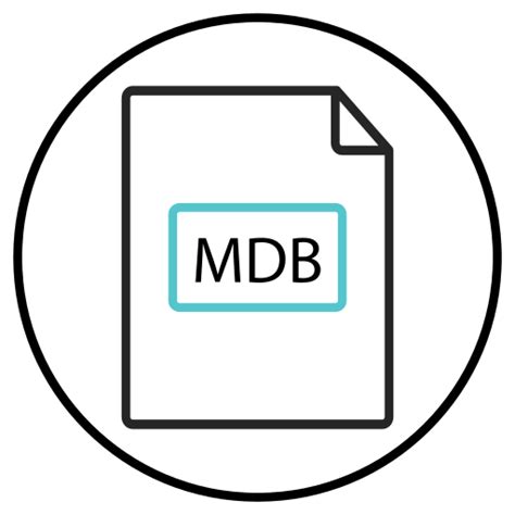 access database icon database icon file extension mdb icon icon