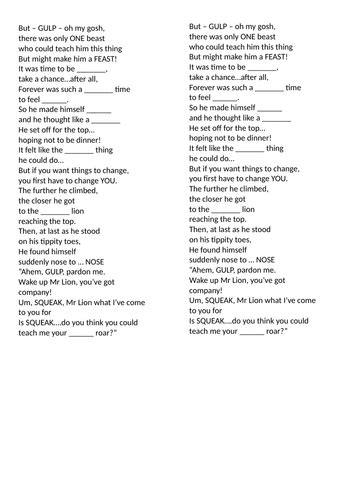 The Lion Inside Ks2 Planning For Semh Teaching Resources