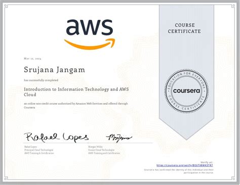 aws careergrowth learning srujana jangam