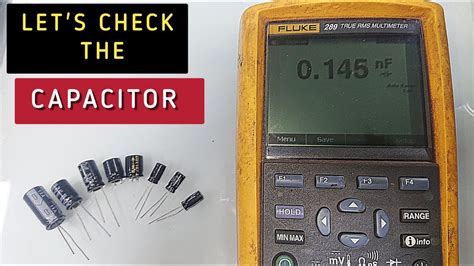 How To Check Capacitor Using Multimeter How To Test A Capacitor With Digital Multimeter Youtube