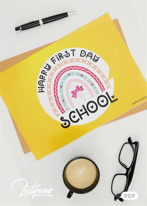 Free Printable First Day Of School Signs 2023 Free Printable First