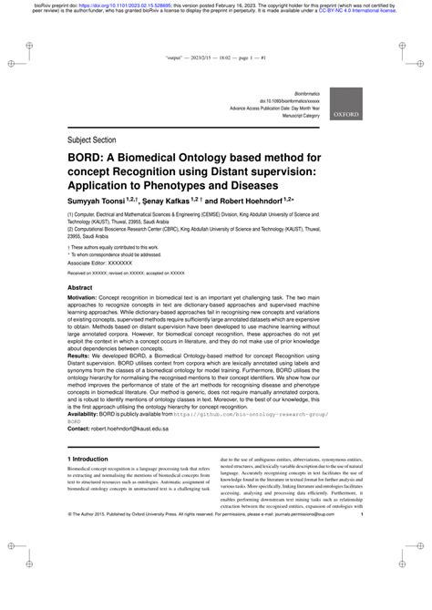 pdf bord a biomedical ontology based method for concept recognition