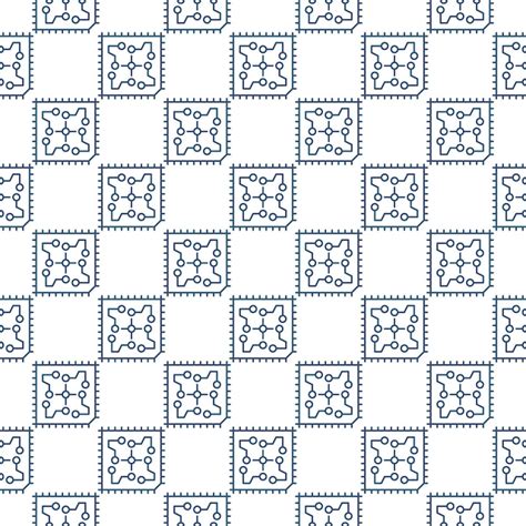 Premium Vector Processor With Circuit Board Vector Concept Line