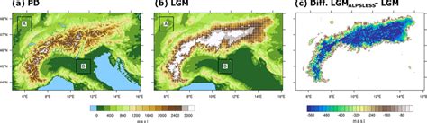 Innermost Domain And Topography Used By Wrf Panel A Represents The