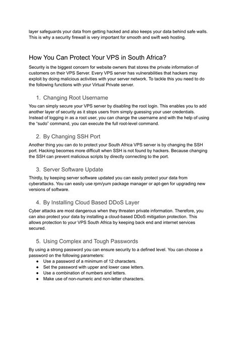 Ppt How To Secure Your South Africa Vps From Cyber Attacks 1