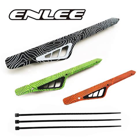 Enlee 자전거 액세서리 자전거 프레임 체인 프로텍터 보호 Mtb 사이클링 프론트 포크 보호 패드 랩 커버 바이크 가드