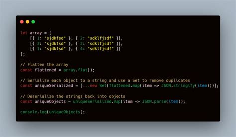 Prabhat Singh On Linkedin How To Make A 2d Array To A Unique Array Of Objects 👨‍💻
