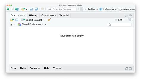 The RStudio Interface R For Non Programmers A Guide For Social Scientists