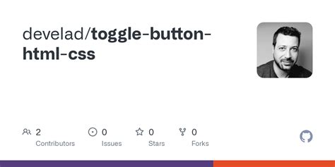 Github Develadtoggle Button Html Css