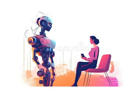 Robotic Ai Futuristic Technology Or Machine Learning Humanoid Face