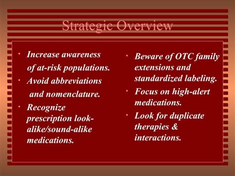 Strategies To Reduce Errors