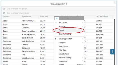 Formatclear Format Vitaracharts Custom Visuals Plugin For Microstrategy Documentation