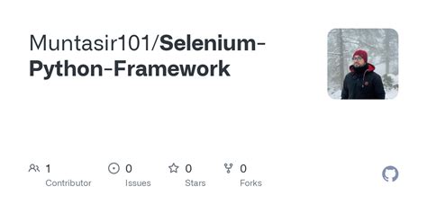 GitHub Muntasir Selenium Python Framework