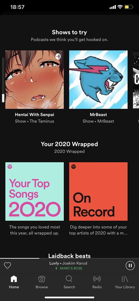 This NSFW Spotify Show That Popped Up In My Recommendations And Wont Go Away Even With