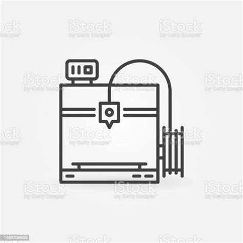 3d 프린터 벡터 적층 제조 개념 개요 아이콘 3d 프린팅 필라멘트에 대한 스톡 벡터 아트 및 기타 이미지 3d 프린팅 필라멘트 3차원 형태 개념 Istock