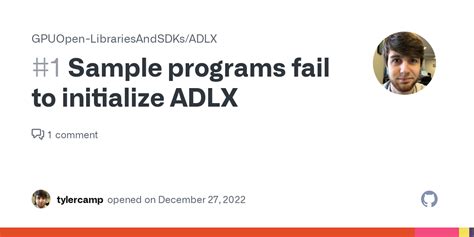 Sample Programs Fail To Initialize Adlx · Issue 1 · Gpuopen