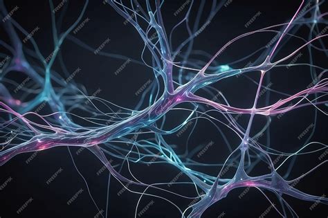 Premium Photo Synthetic Neural Pathways