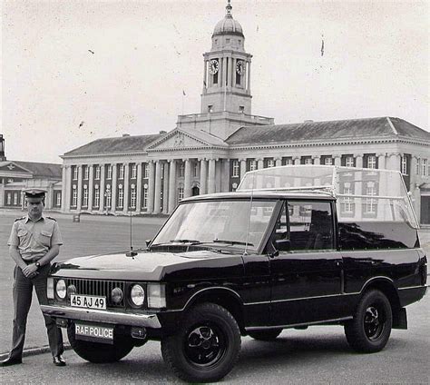 Raf Police Vip Range Rover Raf College Cranwell 1980s Note Naafi