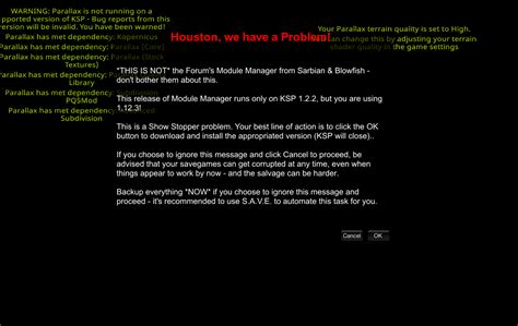 The Type Initializer For KSPe O Hierarchy Threw An Exception Newest KspE And Lisias Module