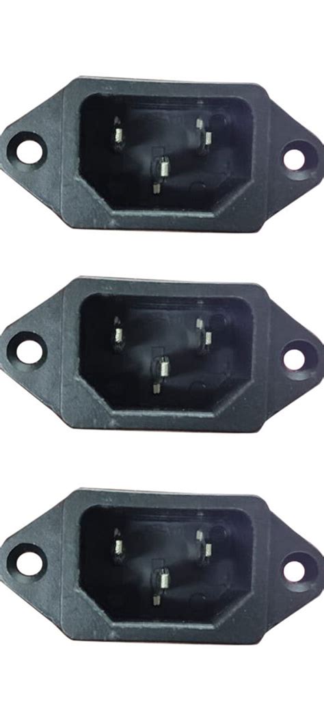 Abs Black 3 Pin Computer Socket For Cpu Cable Rs 4 Piece Vd Impex