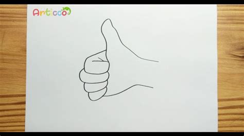 How To Draw A Hand Thumbs Up Easy Step By Step Youtube – eroppa