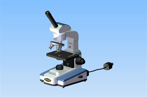 Microscope Autodesk Inventor 3d Cad Model Grabcad