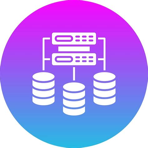 빅 데이터 아이콘 프리미엄 벡터