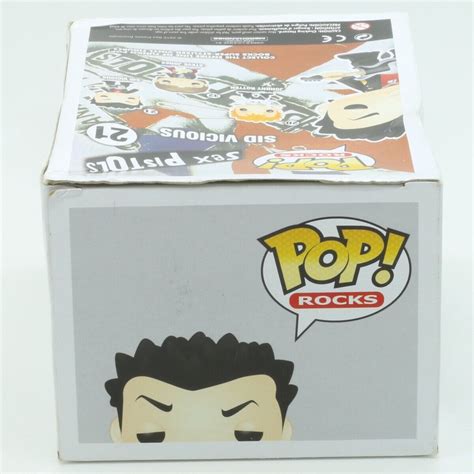 Funko Pop Rocks 21 Sex Pistols 2359 Sid Vicious Scatola Da Visonare A