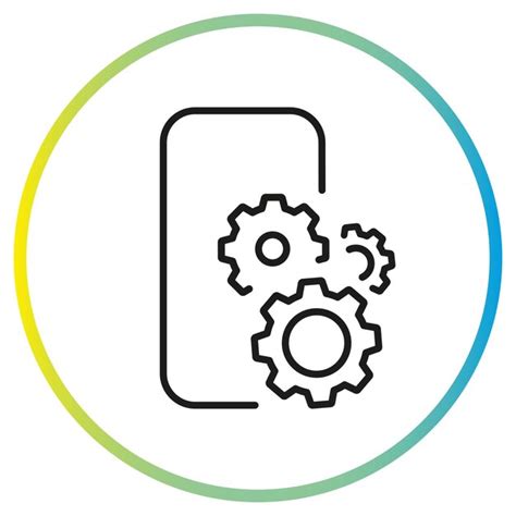 Premium Vector Setting Up Applications On A Mobile Phone