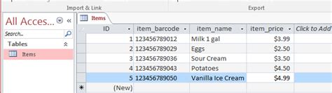 Barcodes In MS Access Query BarCodeWiz