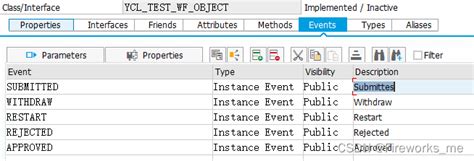 Sap工作流对象类abap Workflow Csdn博客