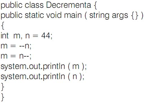 Java Operadores De Incremento E Decremento
