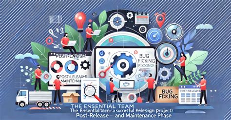 The Essential Team For A Successful Redesign Project Post Release And Maintenance Phase Given