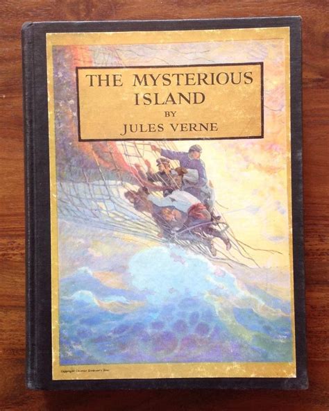 The Mysterious Island Jules Verne Nc Wyeth Illustrations 1920 Hc