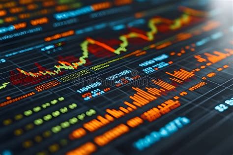 Stock Market Data Analysis Concept For Financial Investment Strategy Generative Ai Stock