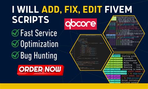 Fix Edit Add And Create Qbcore Based Fivem Scripts By Hanzawick Fiverr