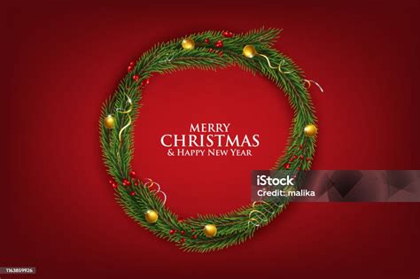 크리스마스와 새해 화환과 딸기로 장식 된 현실적인 찾고 크리스마스 트리 가지의 국경 12월에 대한 스톡 벡터 아트 및 기타 이미지 12월 가문비나무 겨울 Istock