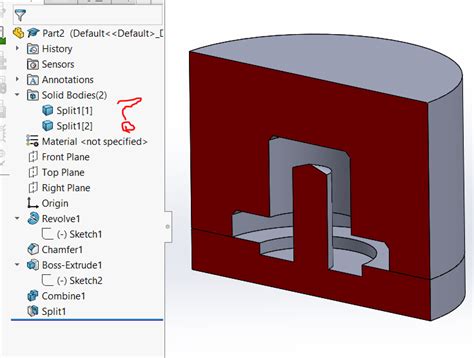 solved split or cut a single body into multiple bodies autodesk