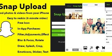 Snap Upload Ios App Source Code By Bananaapps Codester