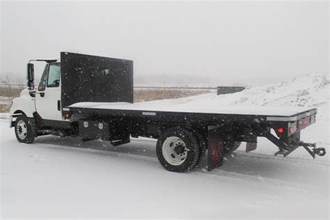 Flatbed With Stake Sides