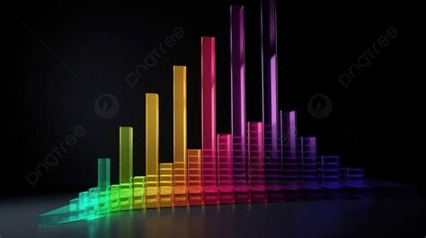 Contemporary Infographic 3d Rendered Bar Graph Depicting Business Progress Background Graph Up