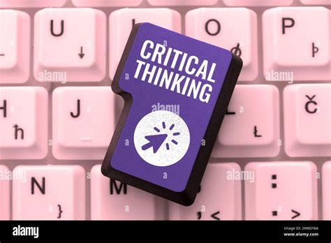 Conceptual Display Critical Thinking Business Approach Sequence Of