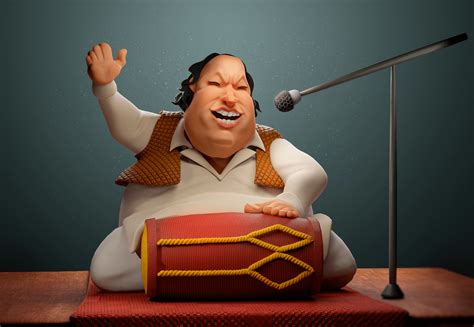 Tribute To Nusrat Fateh Ali Khan 3d Render By Khatri3d