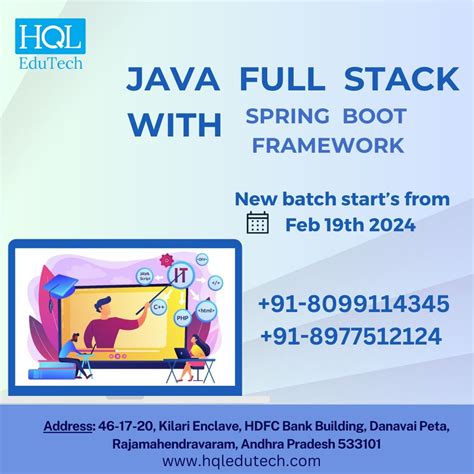 Javafullstack Techtraining Javadeveloper Codingbootcamp Techskills Hql Edutech