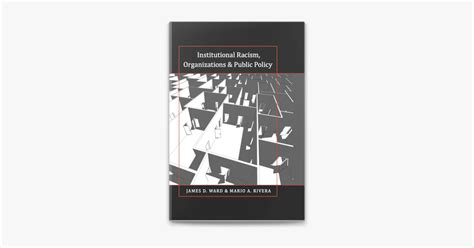 ‎institutional Racism Organizations And Public Policy على Apple Books