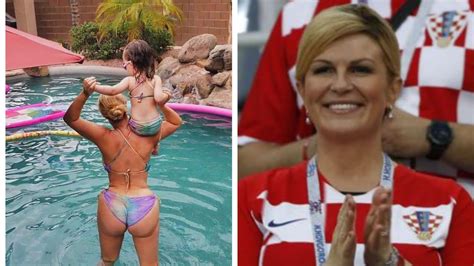 Kolinda Grabar Kitaroviç The Croatian President Sexy Body And Ass Kisses Macron Youtube