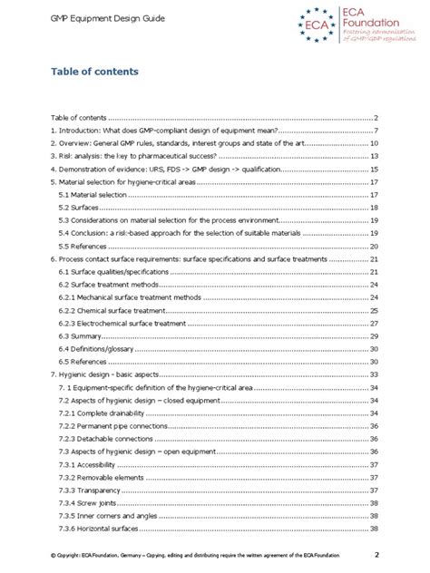 Gmp Compliant Equipment Designeca Guideline Pdf Quality Management System Pipe Fluid