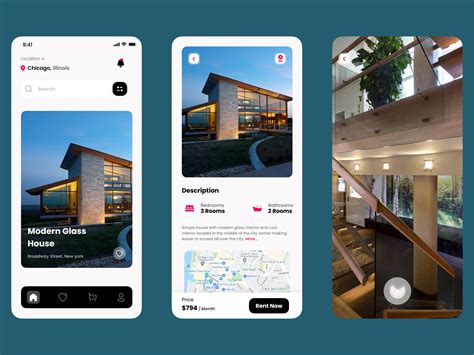 House Rent App Ui By Tejanune On Dribbble