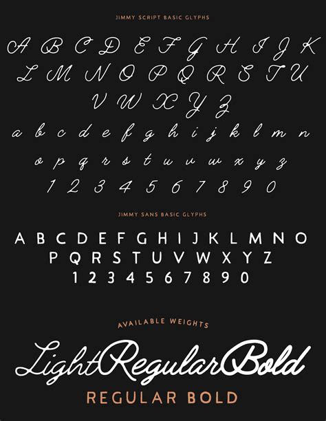 Jimmy Script Font Family Behance