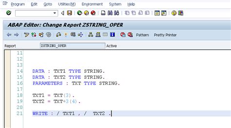 Sap Tech Splitting String Based On Position Using Offset Concept